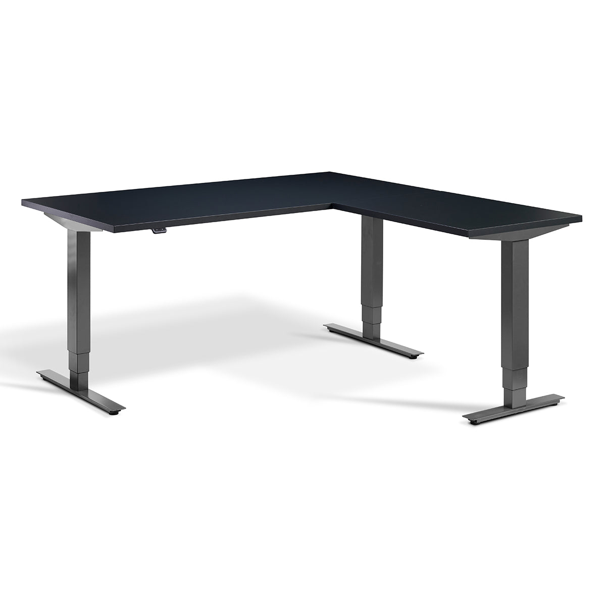 Atlas Triple Motor L-Shaped Corner Desk | Ergo Desks