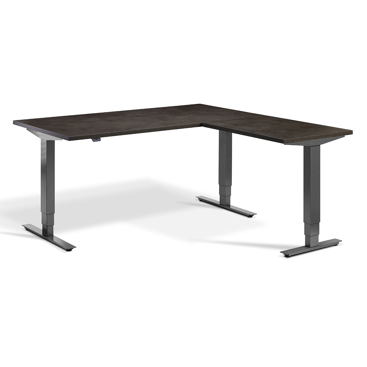 Atlas Triple Motor L-Shaped Corner Desk | Ergo Desks