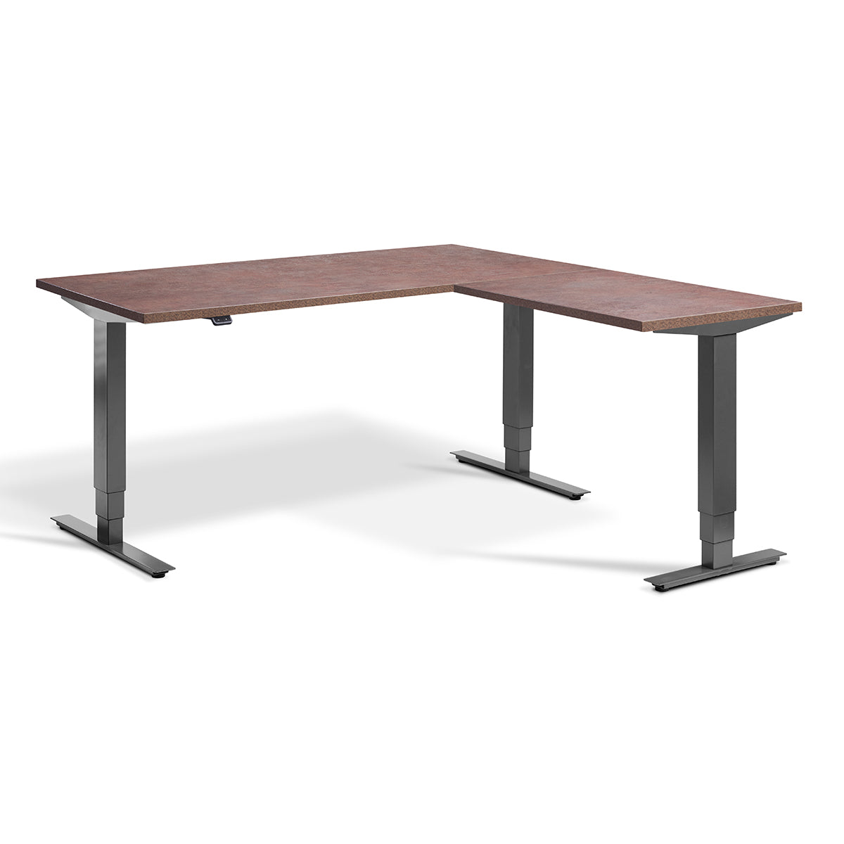 Atlas Triple Motor L-Shaped Corner Desk | Ergo Desks