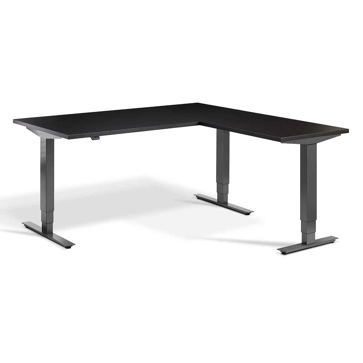 Atlas Triple Motor L-Shaped Corner Desk | Ergo Desks