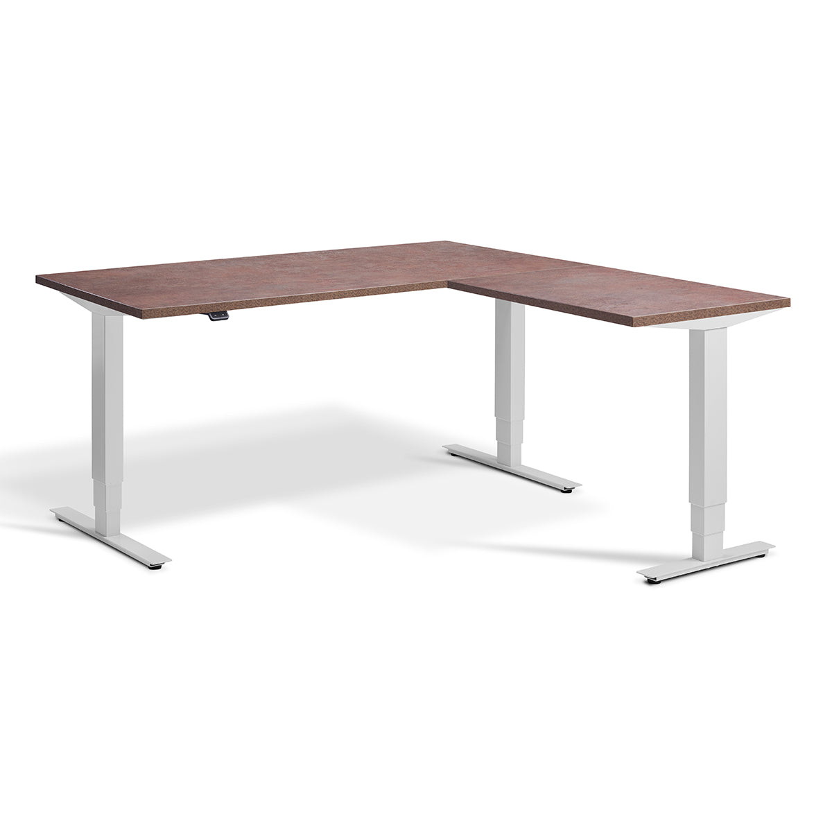 Atlas Triple Motor L-Shaped Corner Desk | Ergo Desks