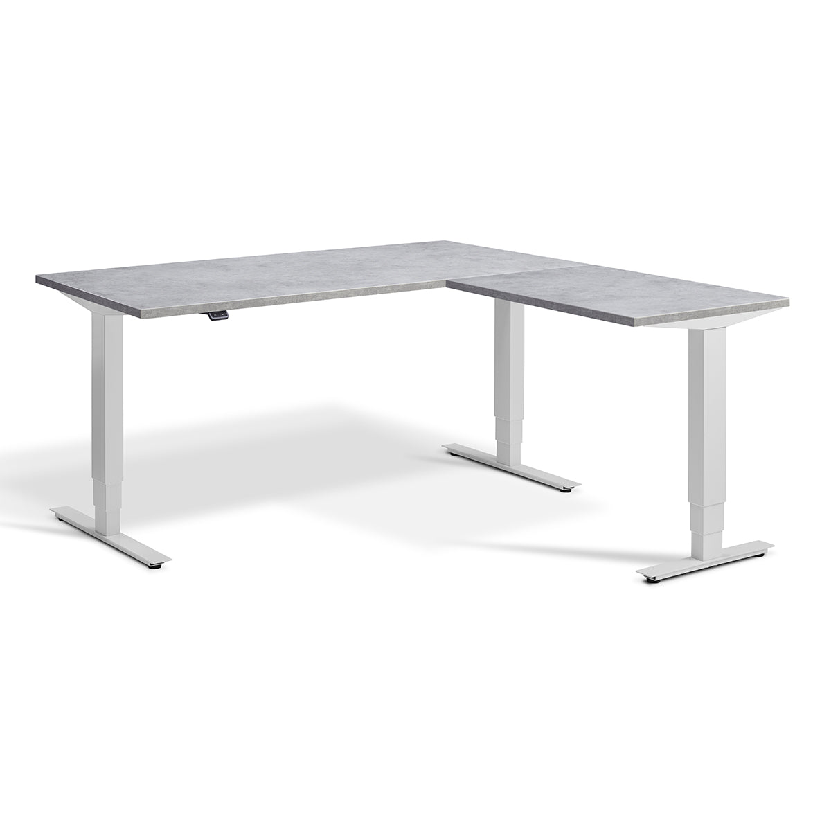 Atlas Triple Motor L-Shaped Corner Desk | Ergo Desks