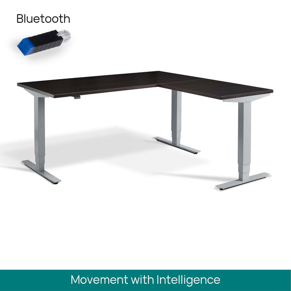 Atlas Standing Corner Desk | Bluetooth